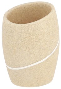 Koupelnový pohár Caldarela, písková, 300 ml
