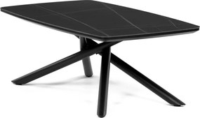 Konferenční stolek AHG-X7227 BK, slinutá keramika, mramor (120 x 70) cm