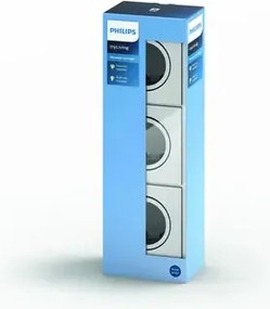Philips Donegal 3x5,5W matný chrom / Podhledové svítidlo / GU10 / hran