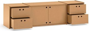 TV stolek v přírodní barvě 157x42x40 cm Wally – Teulat