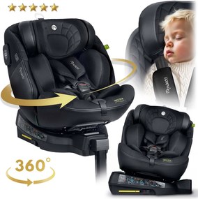 Autosedačka ISOFIX, 0-36kg, černá | Nukido Prestige