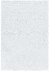 Koberce Breno Kusový koberec FLUFFY 3500 White, Bílá, 60 x 110 cm