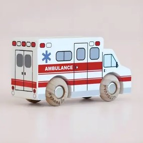 LE TOY VAN Dřevěná sanitka Lance / od 2 let