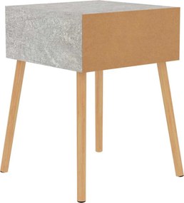 Noční stolky 2 ks betonově šedé 40x40x56 cm kompozitní dřevo 326804
