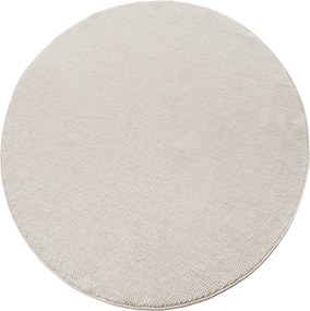 Ayyildiz, Kusový koberec Helix 2200 cream kruh, 80x80, béžová, chodba / předsíň
