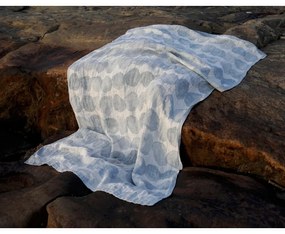 Lněný ručník Sade, modrý rain, Rozměry  48x70 cm