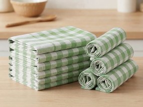 Utěrka CORIVA 50x70 cm světle zelená, set 10 ks