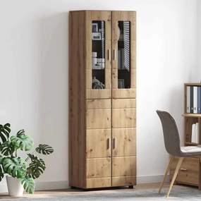 Vysoký bufet FLORIN 60 x 35 x 182 cm Artisanový dub 3397923