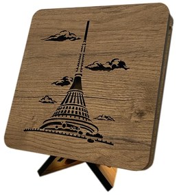Li-Go "Ještěd" lampa 19x19cm provedení povrchu: dub