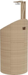 vidaXL Venkovní sprcha 100 x 100 x 241,5 cm polyratan a akácie [368214] Barva: Béžová