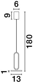 LED lustr Gea 2