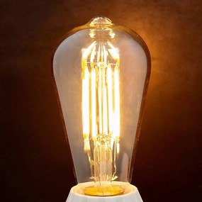 E27 LED rustikální lampa 6W 500 lm, jantarová 1 800 K