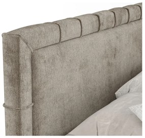 Béžová boxspring postel s úložným prostorem 180x200 cm Voyage – Maison de Rêve