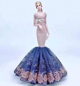 Princeznovské a svatební šatičky pro panenky Barbie (30 cm) Barva: 8