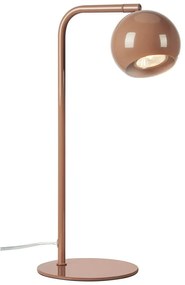 Hnědá stolní lampa s kovovým stínidlem (výška 39,5 cm) Pop – Markslöjd
