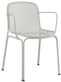 OnaDnes -20% Bílá kovová zahradní židle COLOS VILLA 2