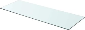 Policové desky 2 ks sklo čiré 80 x 30 cm 3051576
