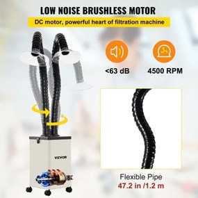 Odsavač pájecích výparů, 150 W 3002 l/min pohlcovač kouře