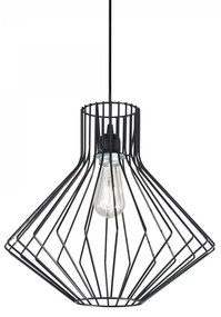 Ideal Lux 167497 lustr Ampolla Nero 1x60W|E27