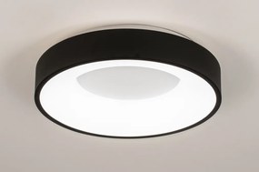 Stropní kulaté LED svítidlo do kuchyně Toronto Black 38
