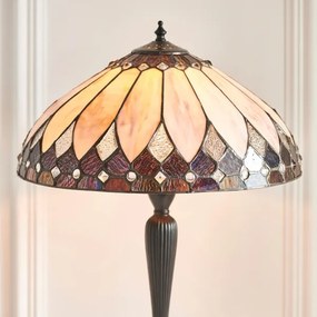 Endon 63982 - Stolní lampa Tiffany BROOKLYN 1xE27/60W/230V pr. 40 cm