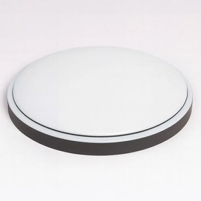 Stropní svítidlo Liria, 1x bílé plastové stínítko, (fi 39cm), b