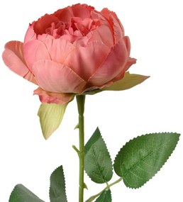 Umělá květina tmavě růžová pivoňka Alexandra – 62 cm