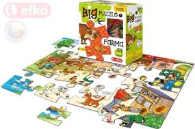 EFKO Baby puzzle Farma / 24 dílků / velké dílky / od 2 let