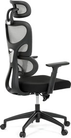 Kancelářská židle KA-K2080 GREY, houpací mechanismus, šedá (69 x 62) cm