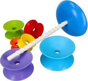 BAM BAM Navlékací pyramida 35 cm / od 6 měsíců / plast