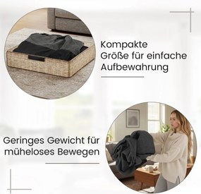 Costway Nafukovací lehátko ergonomická nafukovací líná pohovka se snímatelným