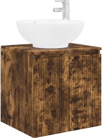 Sada koupelnových skříněk 3 ks Kouřový dub 49,5 x 44,5 x 65 cm 3405702
