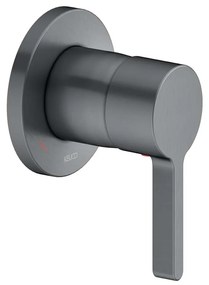 Keuco Edition 400 - Ventil pod omítku, kartáčovaný černý chrom 51551130001