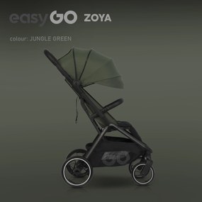 Hluboká vanička pro dětský kočárek EasyGo Zoya Jungle Green