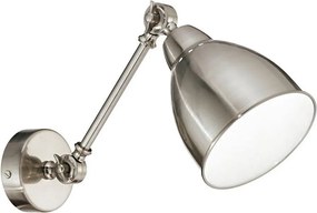 Ideal Lux - Nástěnná lampa NEWTON 1xE27/42W/230V lesklý chrom