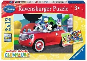 Ravensburger Disney: Mickey, Minnie a přátelé / 2x12 dílků / od 3 let
