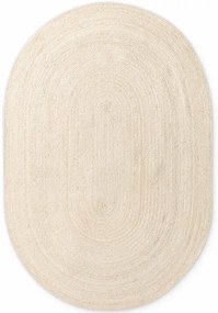 Koberec Hanse Home Jute Braided Rangpur naturální / sloní kost ovál