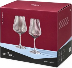 Crystalex sklenice na víno Tulipa Optic 450 ml 6 ks