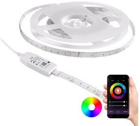 Polux RGB LED Stmívatelný venkovní pásek Wi-Fi LED/6,5W/230V IP65 2 m Tuya SA1116