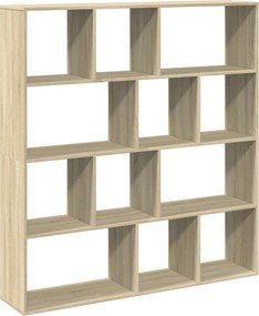 Knihovna dub sonoma 132 x 29 x 141,5 cm kompozitní dřevo 3310309