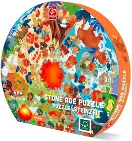 Hape Puzzle - Doba kamenná / 100 dílků / od 4 let