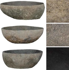 Umyvadlo říční kámen oválné (29–38) x (24–31) cm 146212