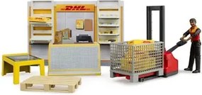 Bruder 62251 Bworld - DHL obchod s ručním paletovým vozíkem / 1:16 / o