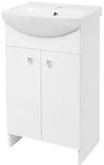 Cersanit Cersania + Sati, umyvadlová skříňka Sati + umyvadlo Cersania 50cm, bílá, S567-002-DSM