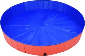 vidaXL Skládací bazén pro psy 200 x 30 cm PVC [92600] Barva: Červená