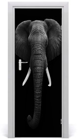 Samolepící fototapeta na dveře Africký slon 95x205 cm