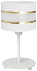 Helam Stolní lampa HELEN 1xE27/60W/230V bílá/zlatá HE1200