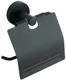 AQUALINE SB207 Samba držák toaletního papíru s krytem, černá