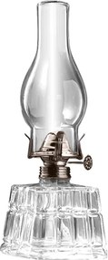 BRILAGI - Petrolejová lampa MERLIN čirá/zlatá/patina