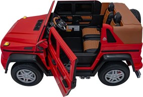 Elektrické autíčko Mercedes Benz MAYBACH G650 STRONG červené